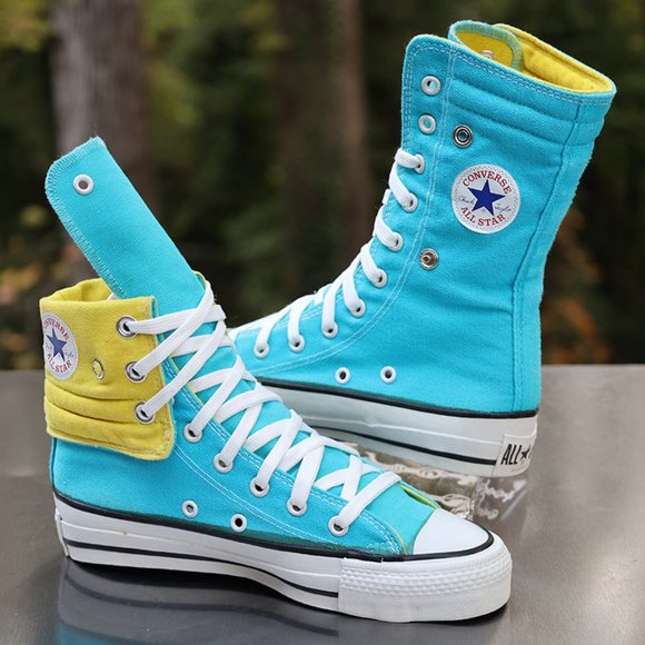 Converse | Shoes | Vintage Converse Chuck Taylor All Star Extra Hi Fold ...